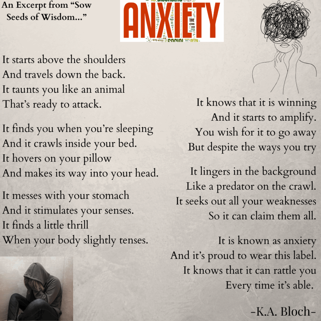 Anxiety…from “Sow Seeds of Wisdom” - The Practical Poet